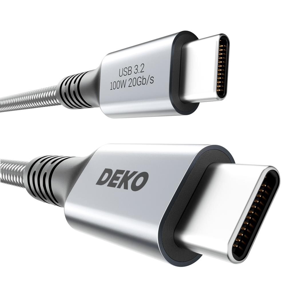 DEKO Kabel USB-C USB 3.2 (100W, 20 Gbps)