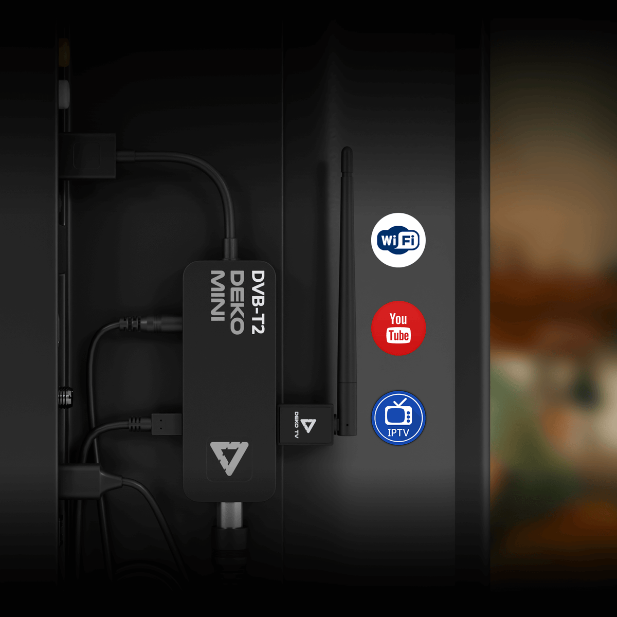 DEKO Decoder DEKO TV Mini (DVB-T2 Tuner)