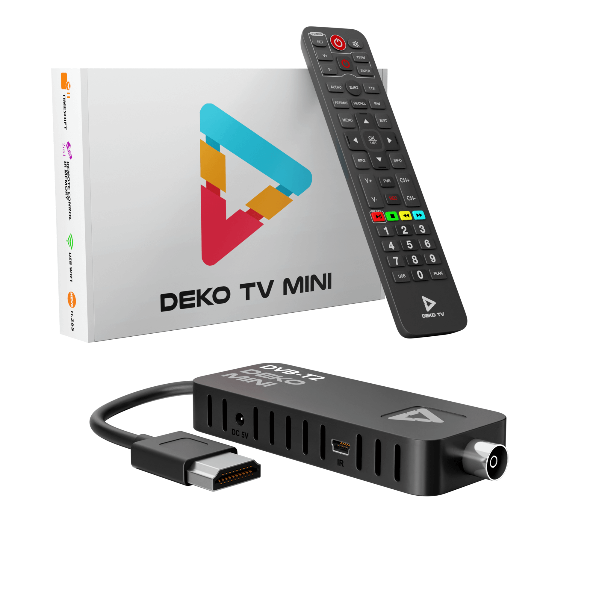 DEKO Decoder DEKO TV Mini (DVB-T2 Tuner)