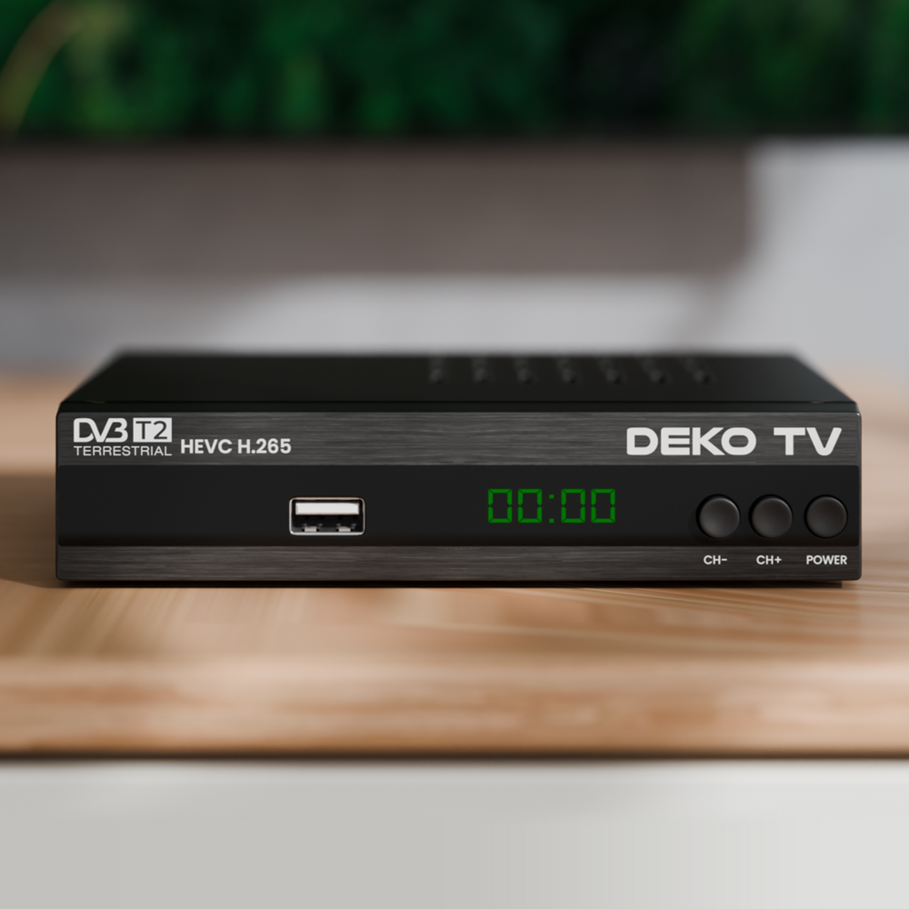 DEKO DVB-T2 HEVC Antenna for Indoor Active Digital TV (AI5A28MU)